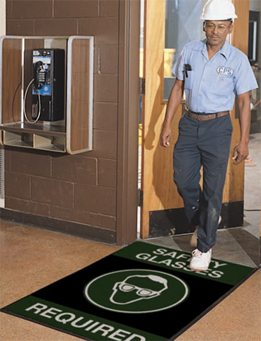 Safety Message Mats | Warning Mats | Commercial Mats and Rubber