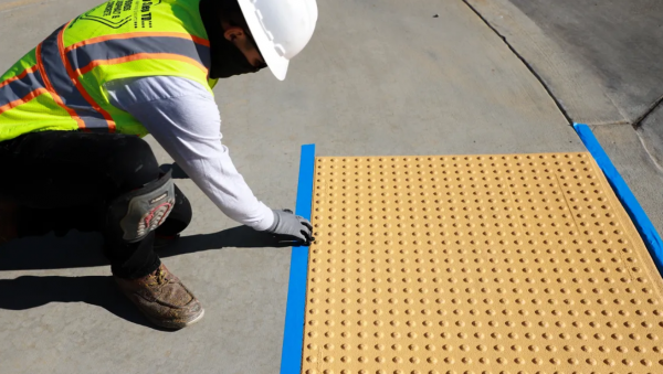 Rampup Surface Applied ADA Mats | Glue Down Truncated Dome Matting